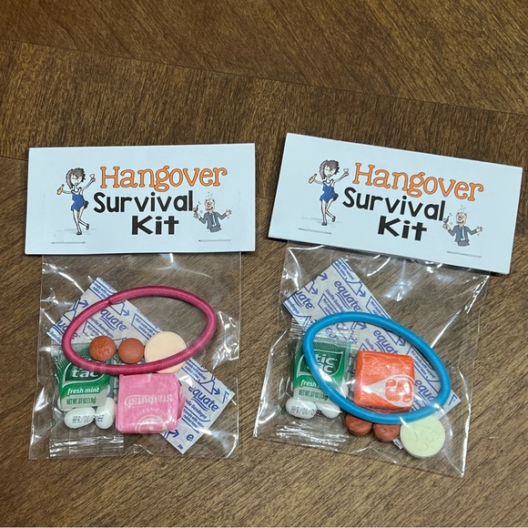 Accessories | Hangover Survival Kit Gag Bag Gift Goody Bags Unique Mini ...